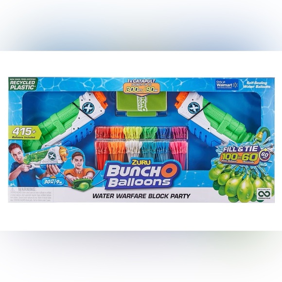Zuru | Toys | Zuru Bunch O 40 Balloons Ultimate 2x Water Gun Warfare ...